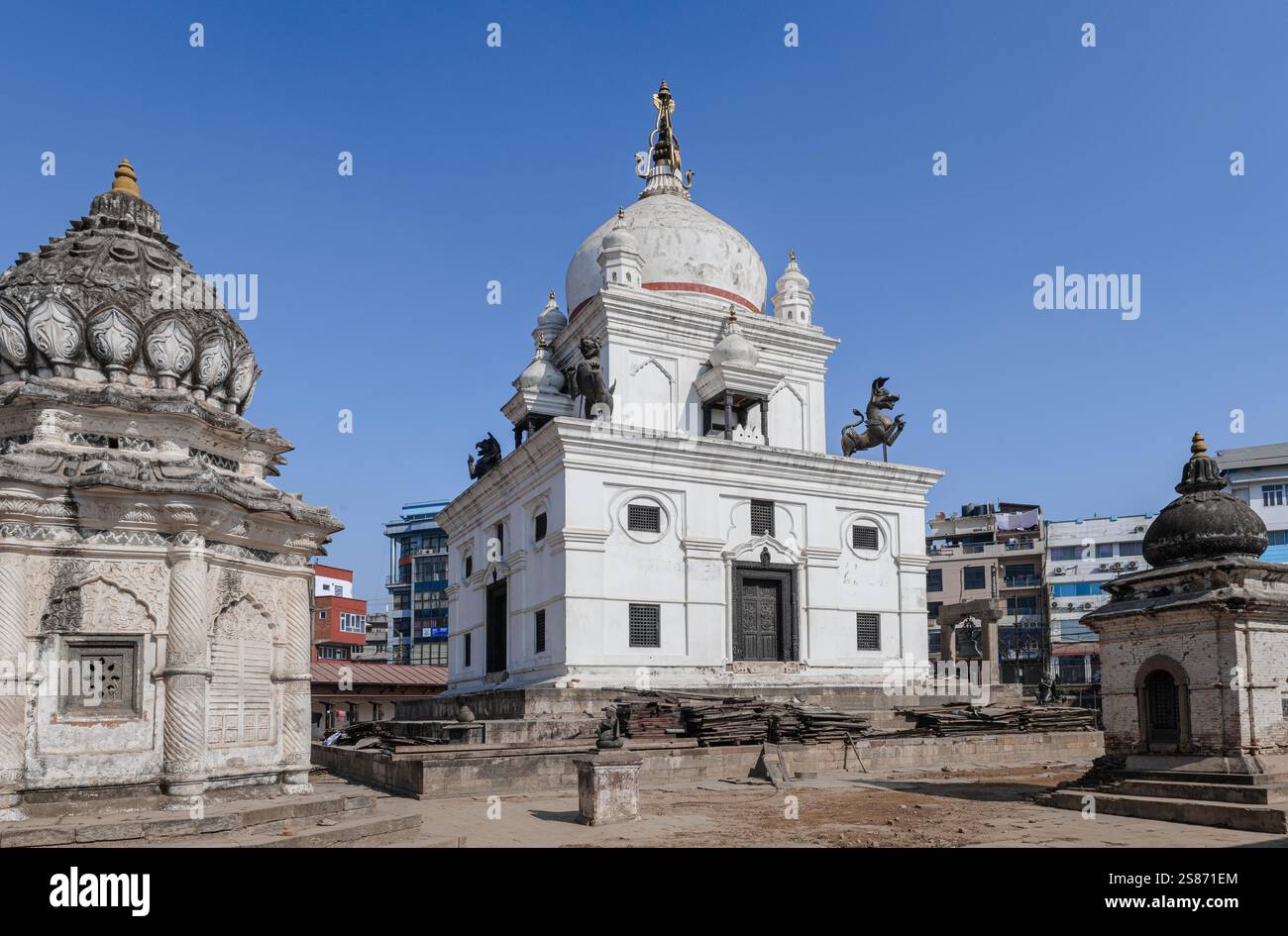 The Kalmochan Temple, dedicated to the Hindu god Vishnu, the preserver ...