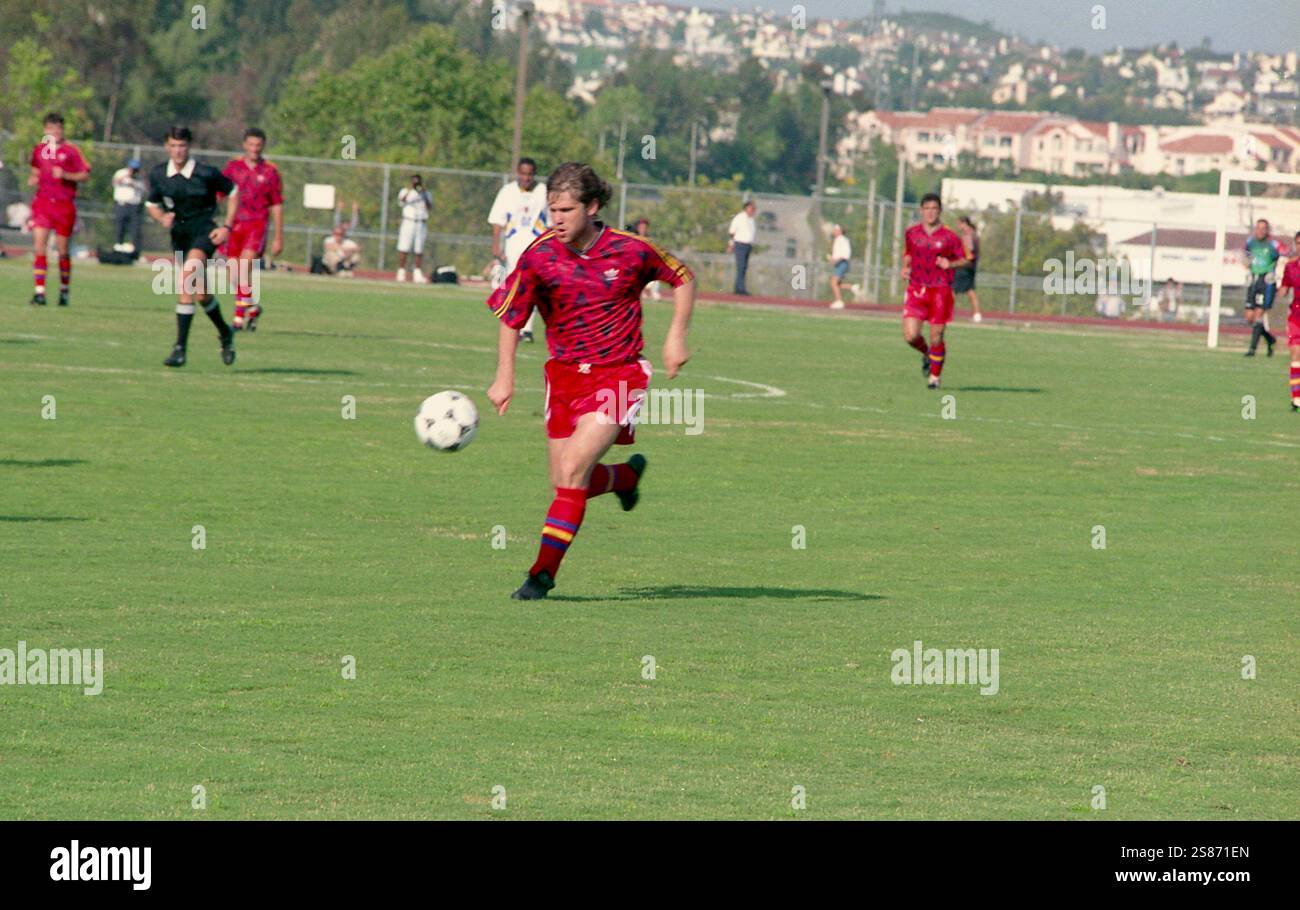 Los Angeles, CA, USA, July 10, 1994. The Romanian soccer team on ...