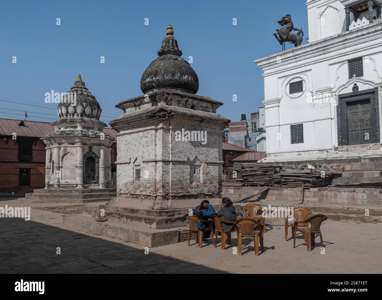 The Kalmochan Temple, dedicated to the Hindu god Vishnu, the preserver ...