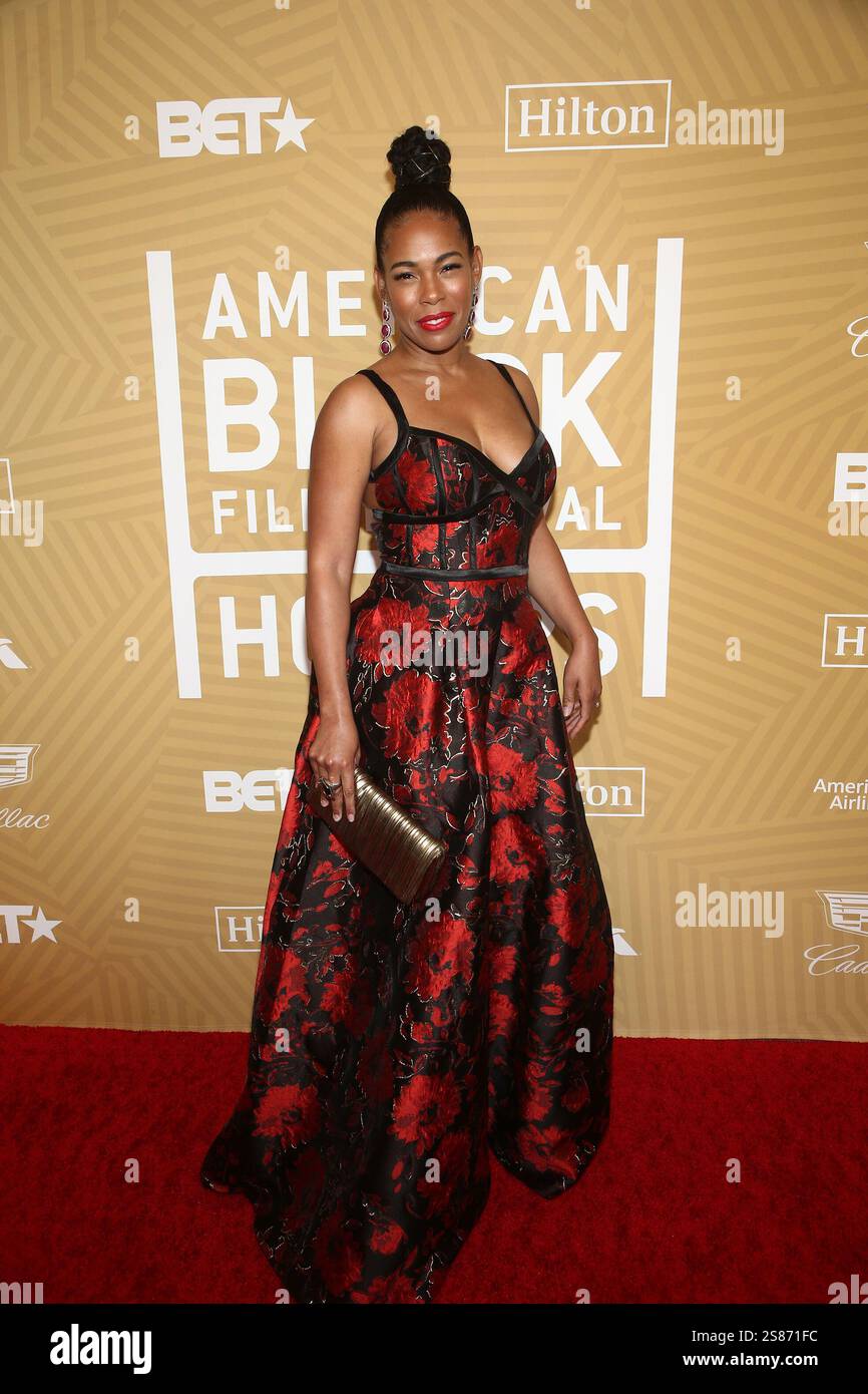 Angela Lewis at the American Black Film Festival Honors, Arrivals ...