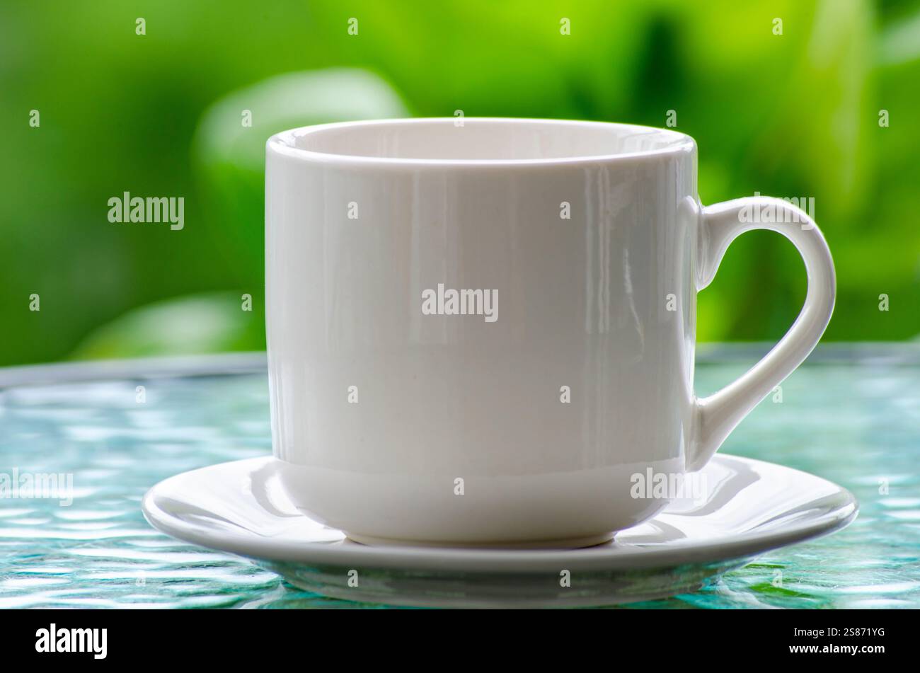 Clean White Mug Mockup for Product Showcases Stock Photo - Alamy