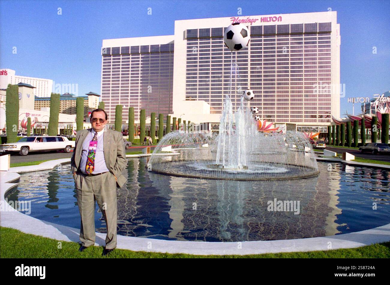 FIFA World Cup, CA, USA, 1994. Dumitru Tudor (agent for the Romanian ...