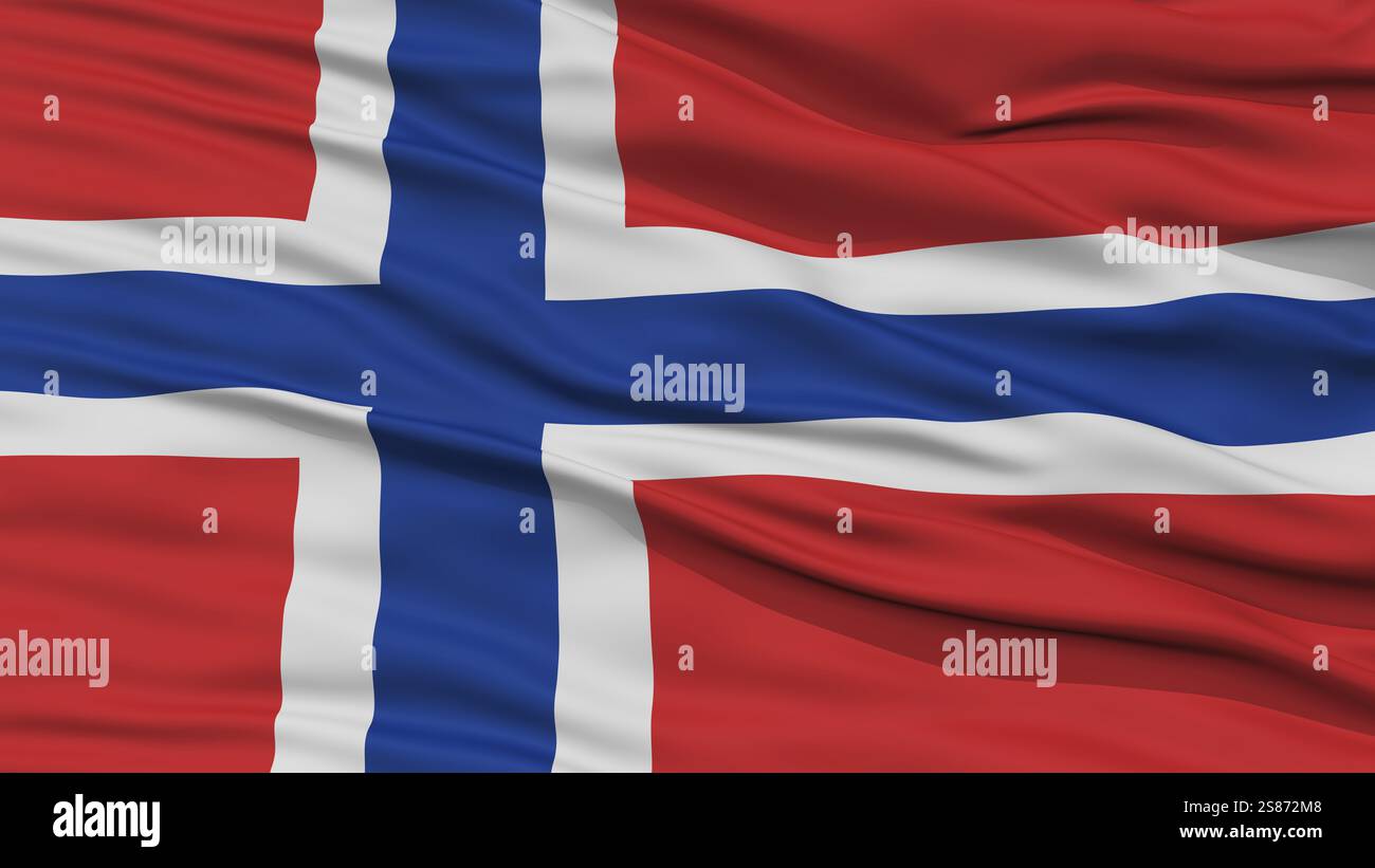 Windy norway flag hi-res stock photography and images - Alamy