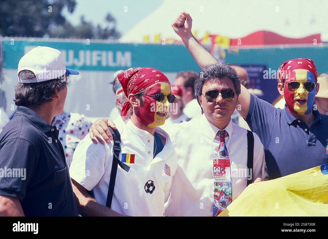 Los Angeles, CA, USA, 1994. Romanian sport commentator Ionel Stoica ...