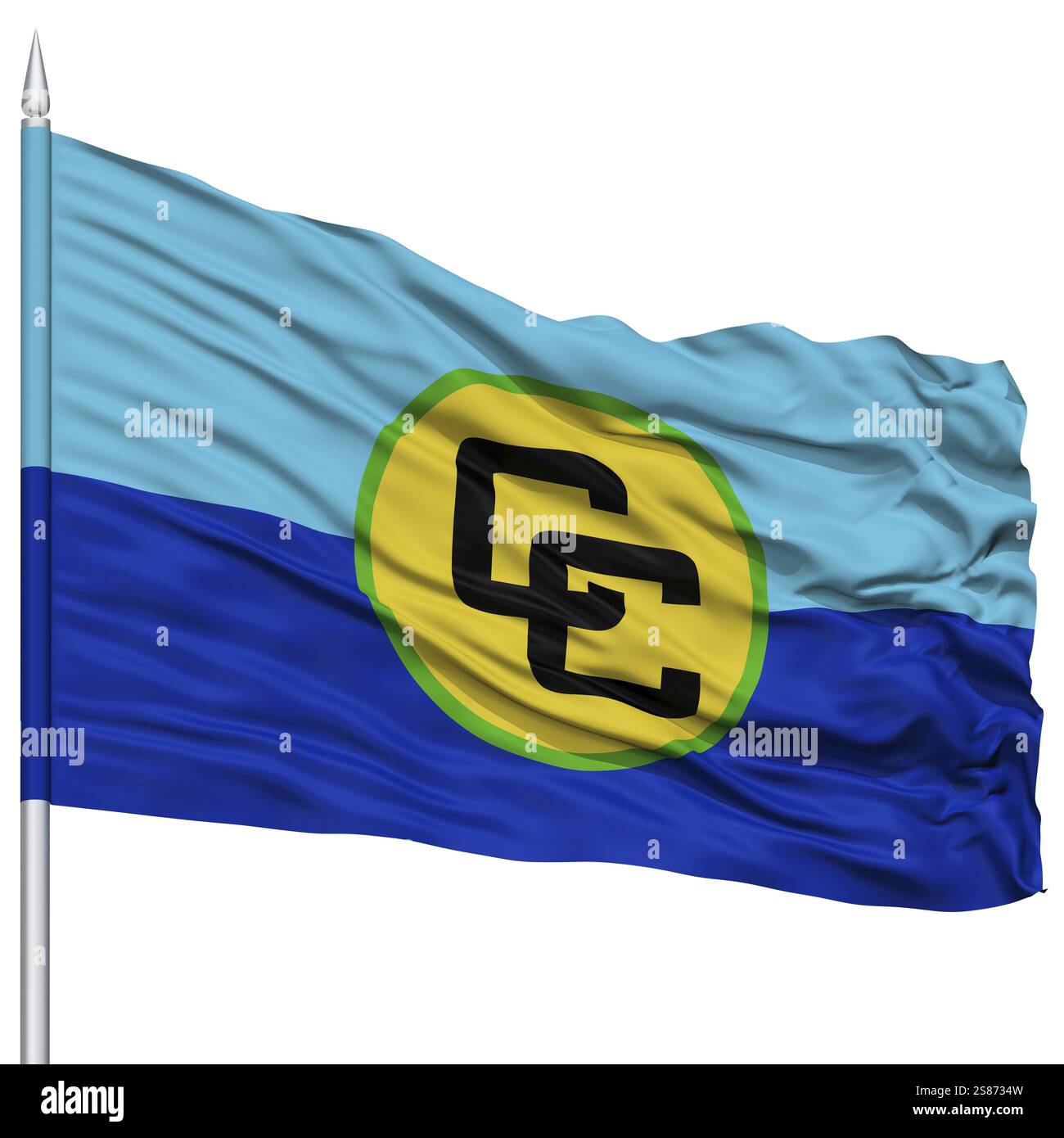 Caricom flags Cut Out Stock Images & Pictures - Alamy