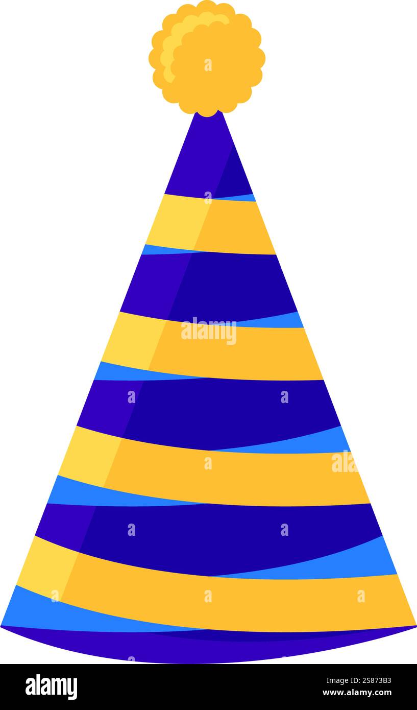 party striped hat Stock Vector Image & Art - Alamy