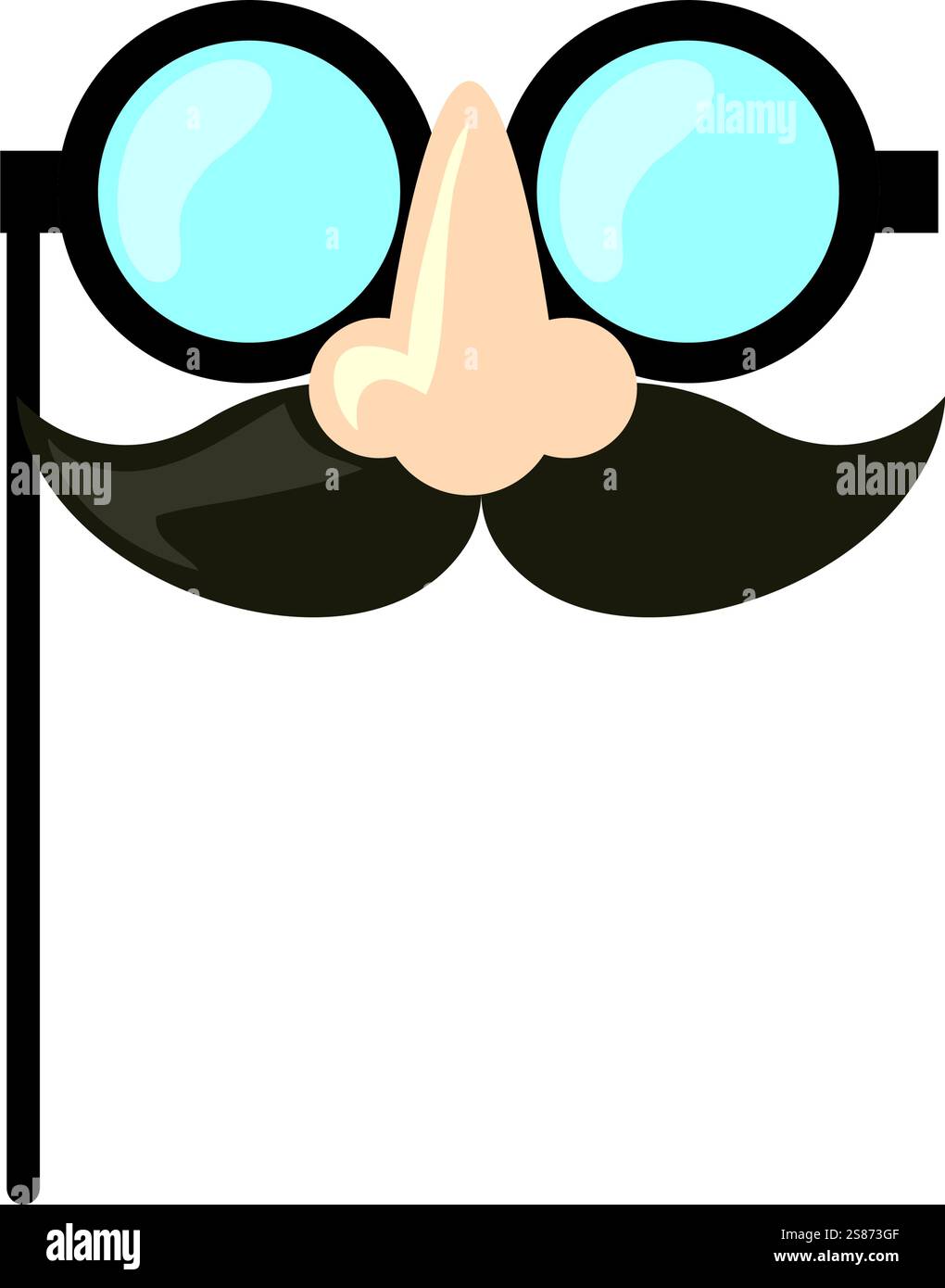 disguise mask glasses and mustache Stock Vector Image & Art - Alamy