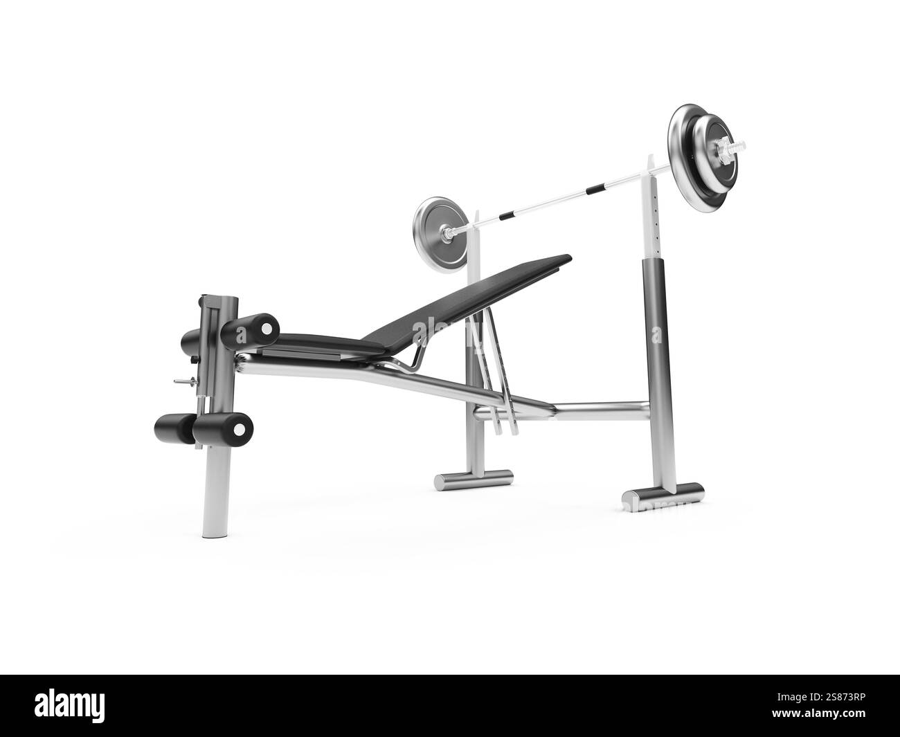 Isolated muscle machine on a white background Stock Photo - Alamy