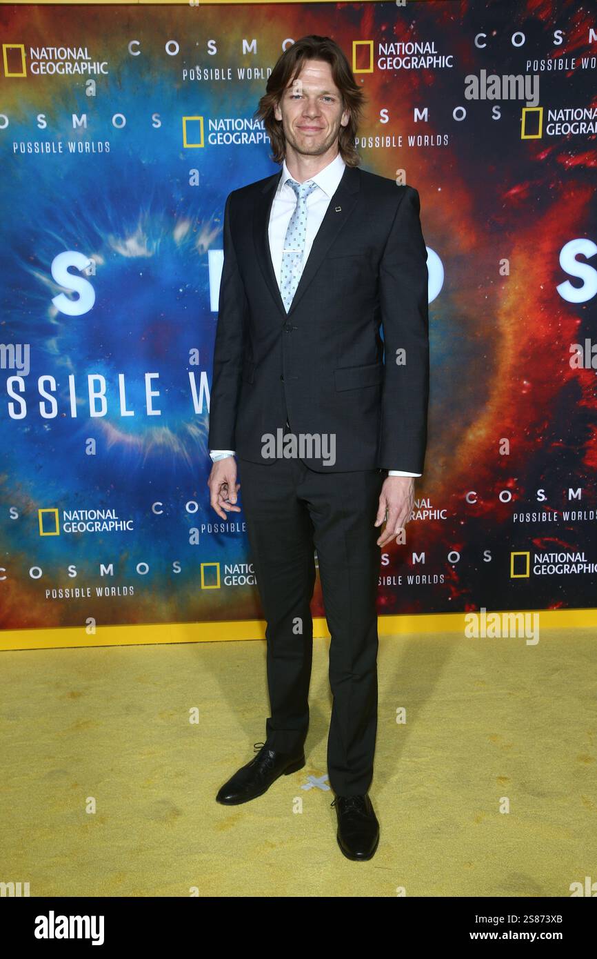Jon Beavers at the 'Cosmos: Possible Worlds' film premiere, University ...