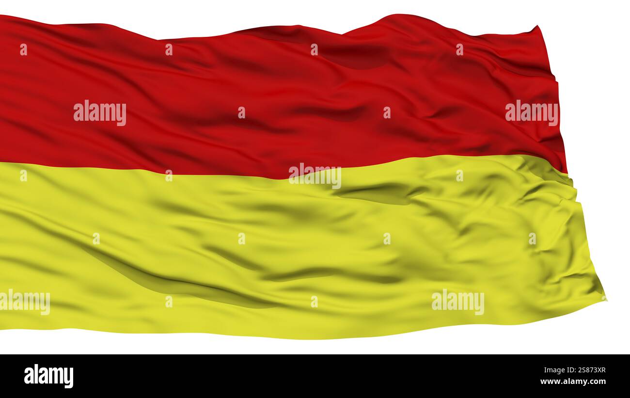 Isolated Pretoria City Flag, Capital City of South Africa, Waving on ...