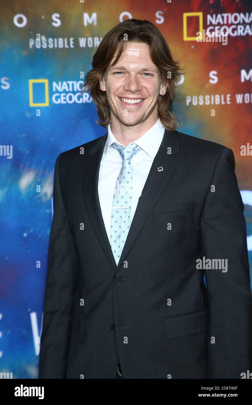Jon Beavers at the 'Cosmos: Possible Worlds' film premiere, University ...