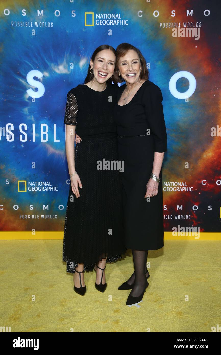 Sasha Sagan and Ann Druyan at the 'Cosmos: Possible Worlds' film ...
