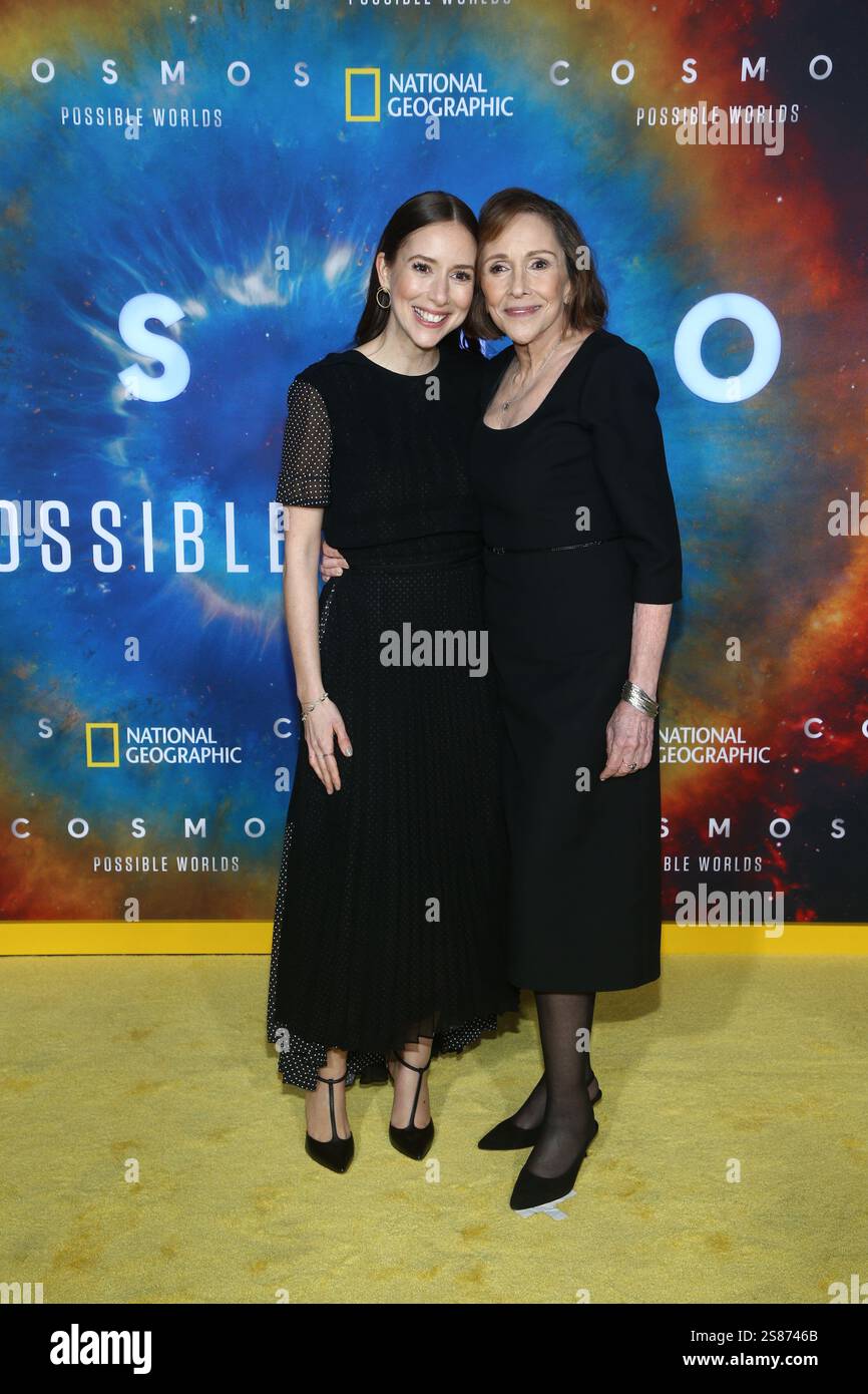 Sasha Sagan and Ann Druyan at the 'Cosmos: Possible Worlds' film ...