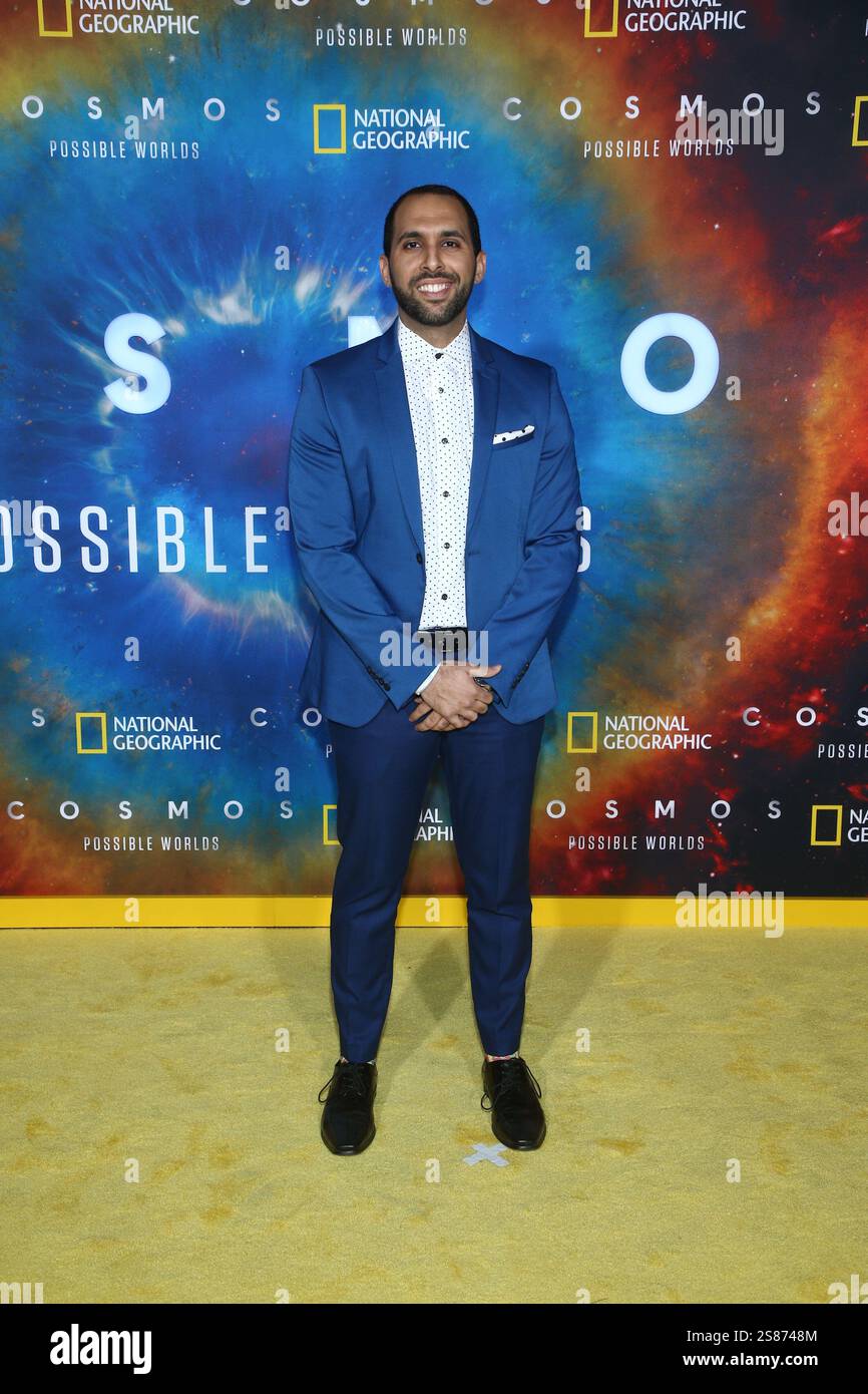 Peter Karas at the 'Cosmos: Possible Worlds' film premiere, University ...