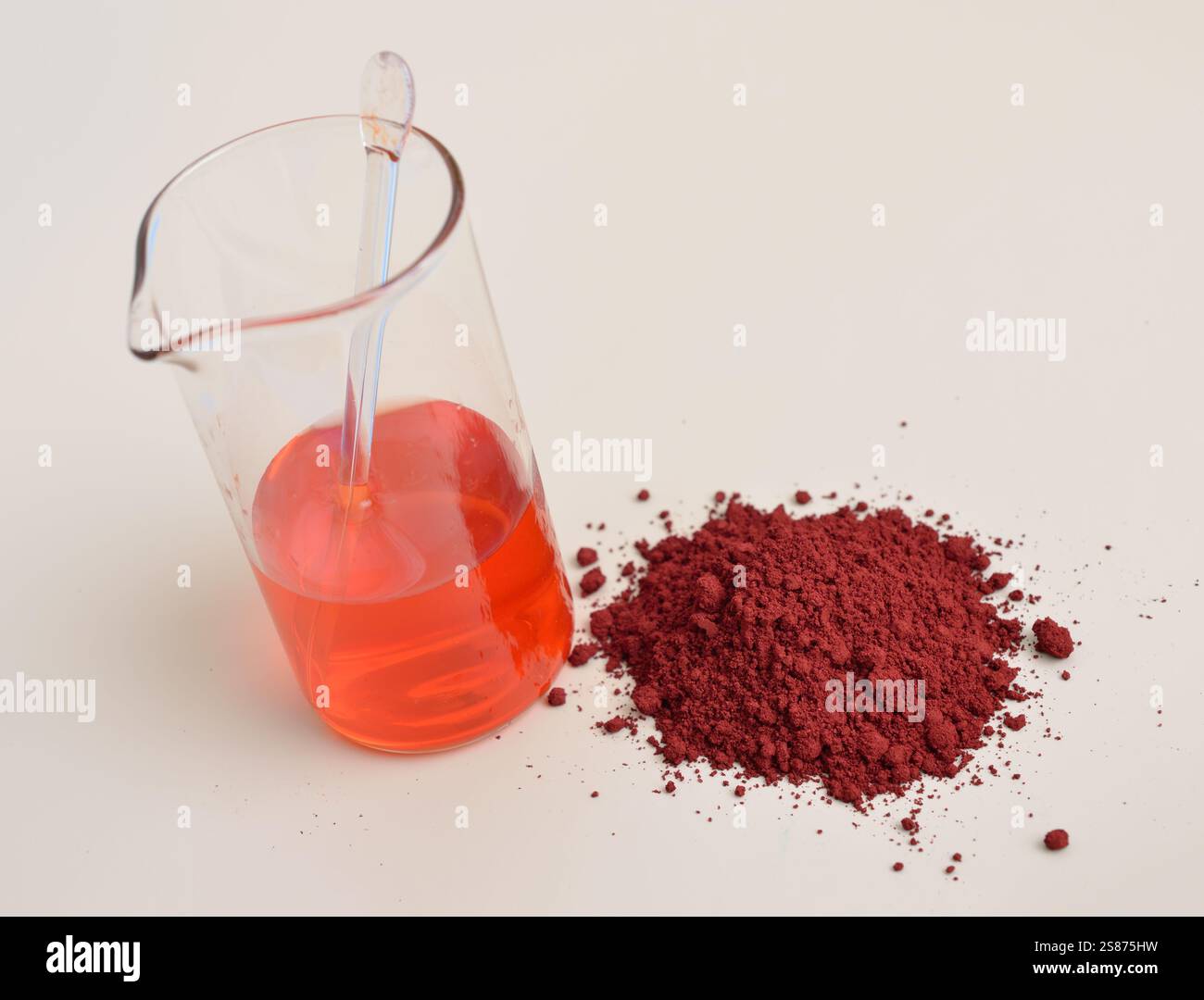 Congo red is an organic compound, It is an azo dye Stock Photo - Alamy
