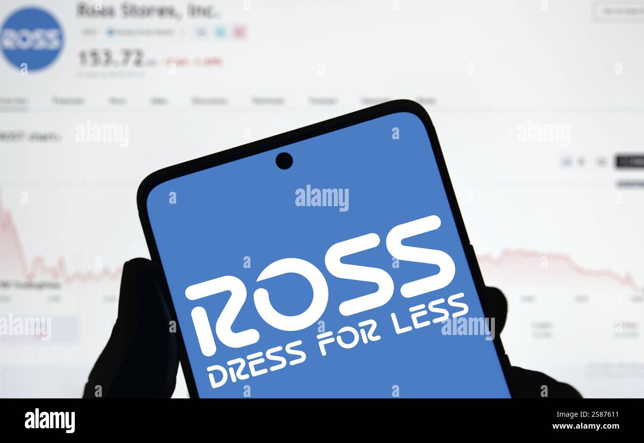 Ross dress for less logo is displayed on smartphone Stock Photo - Alamy