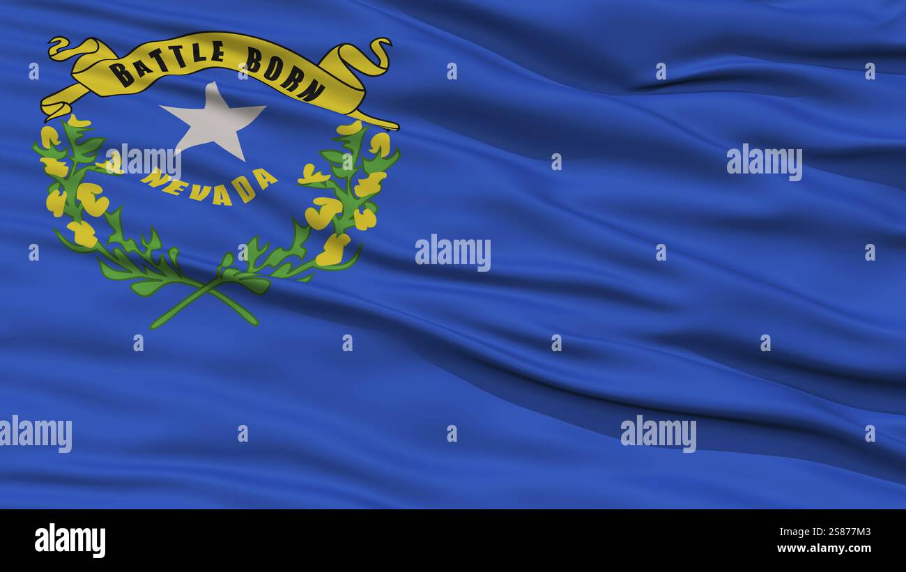 Nevada american flags waving in hi-res stock photography and images - Alamy
