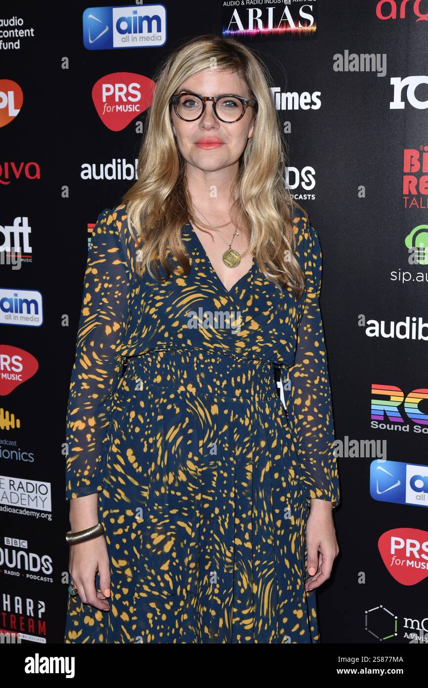 Emma Barnett attends the The Audio Radio & Industry Awards (ARIAS) at ...