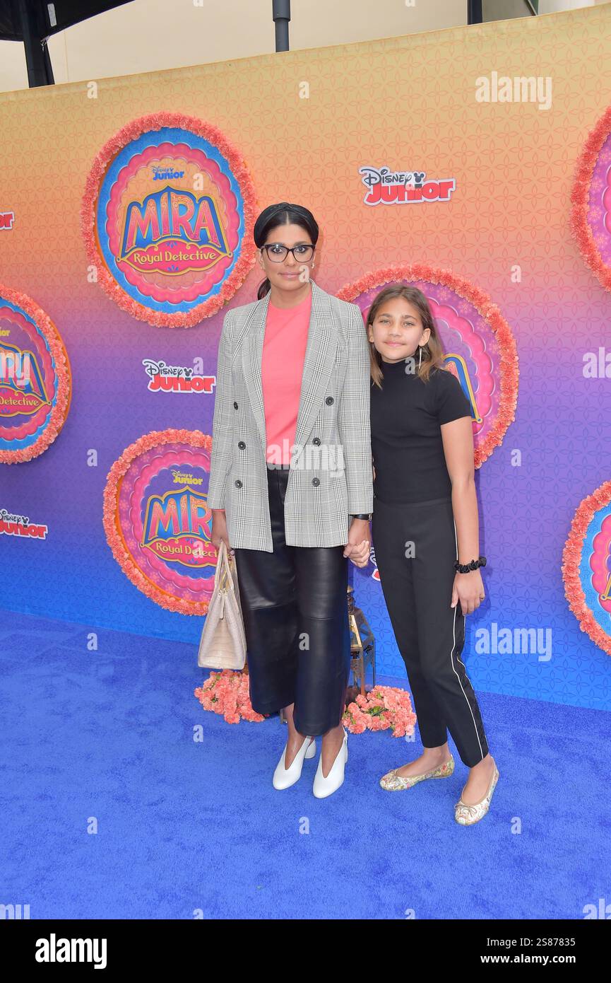 Rachel Roy and Tallulah Ruth Dash at the 'Mira, Royal Detective' TV ...