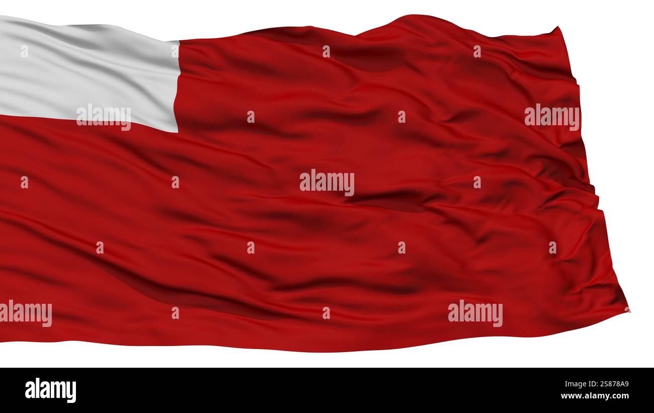 Isolated Abu Dhabi City Flag, Capital City of United Arab Emirates ...
