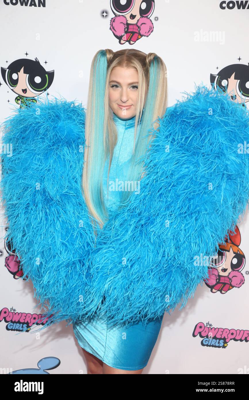 Meghan Trainor at the Christian Cowan X The Powerpuff Girls Runway Show ...