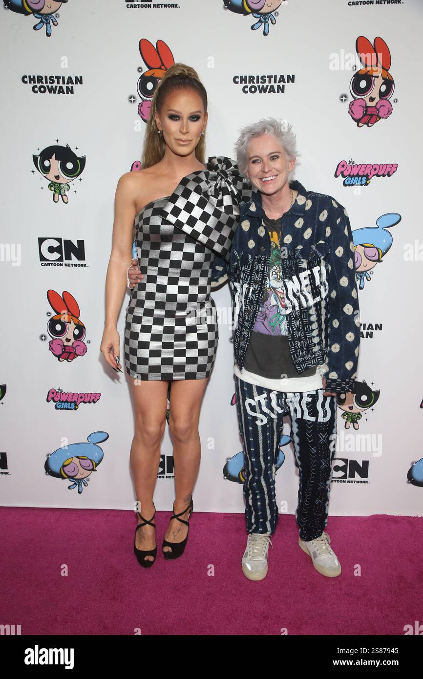 Gigi Gorgeous and Nats Getty at the Christian Cowan X The Powerpuff ...