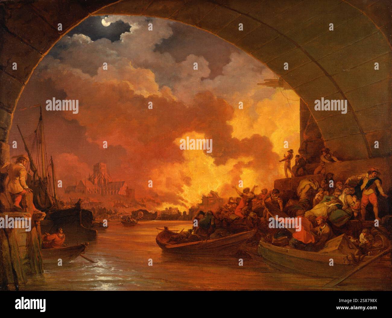 Der Große Brand von London, Great Fire of London, war eine Feuersbrunst ...