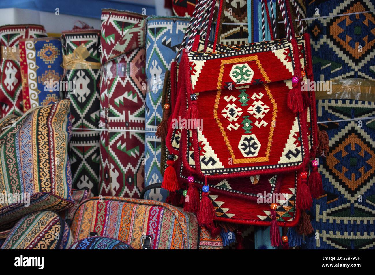 Traditional turkish handmade bags Stock Photo - Alamy