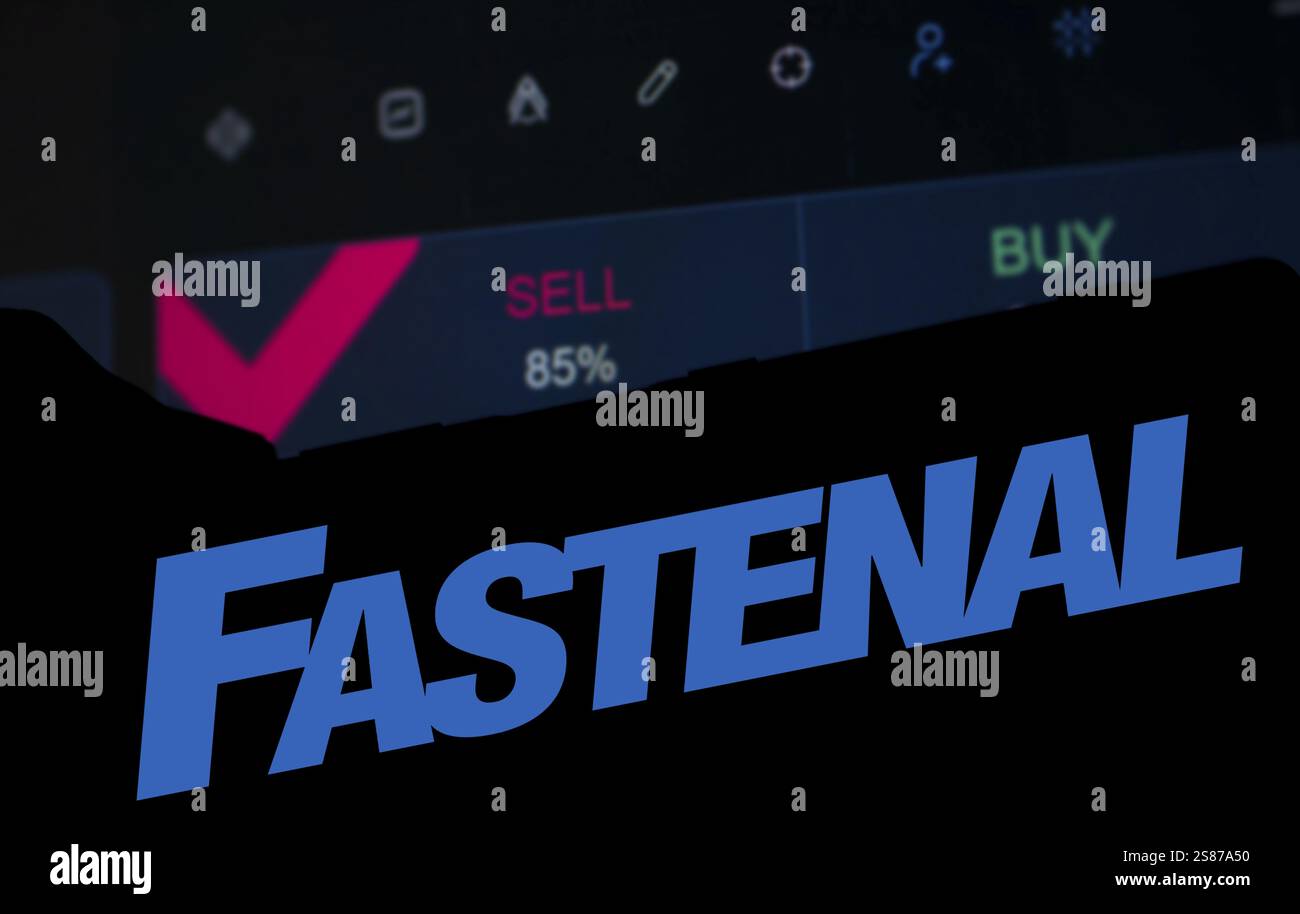 Fastenal logo is displayed on smartphone Stock Photo - Alamy