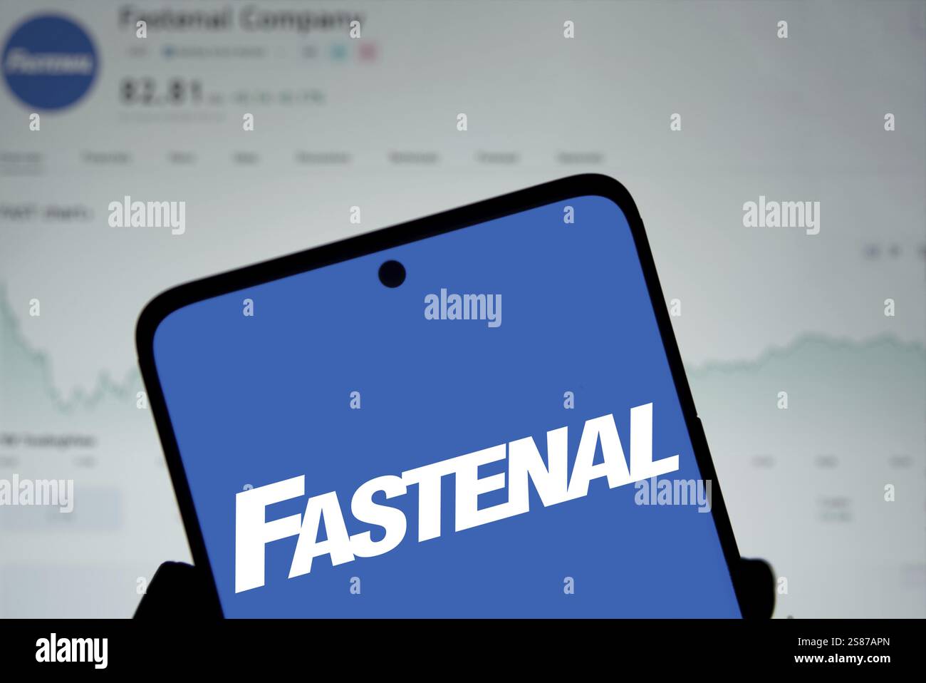Fastenal logo is displayed on smartphone Stock Photo - Alamy
