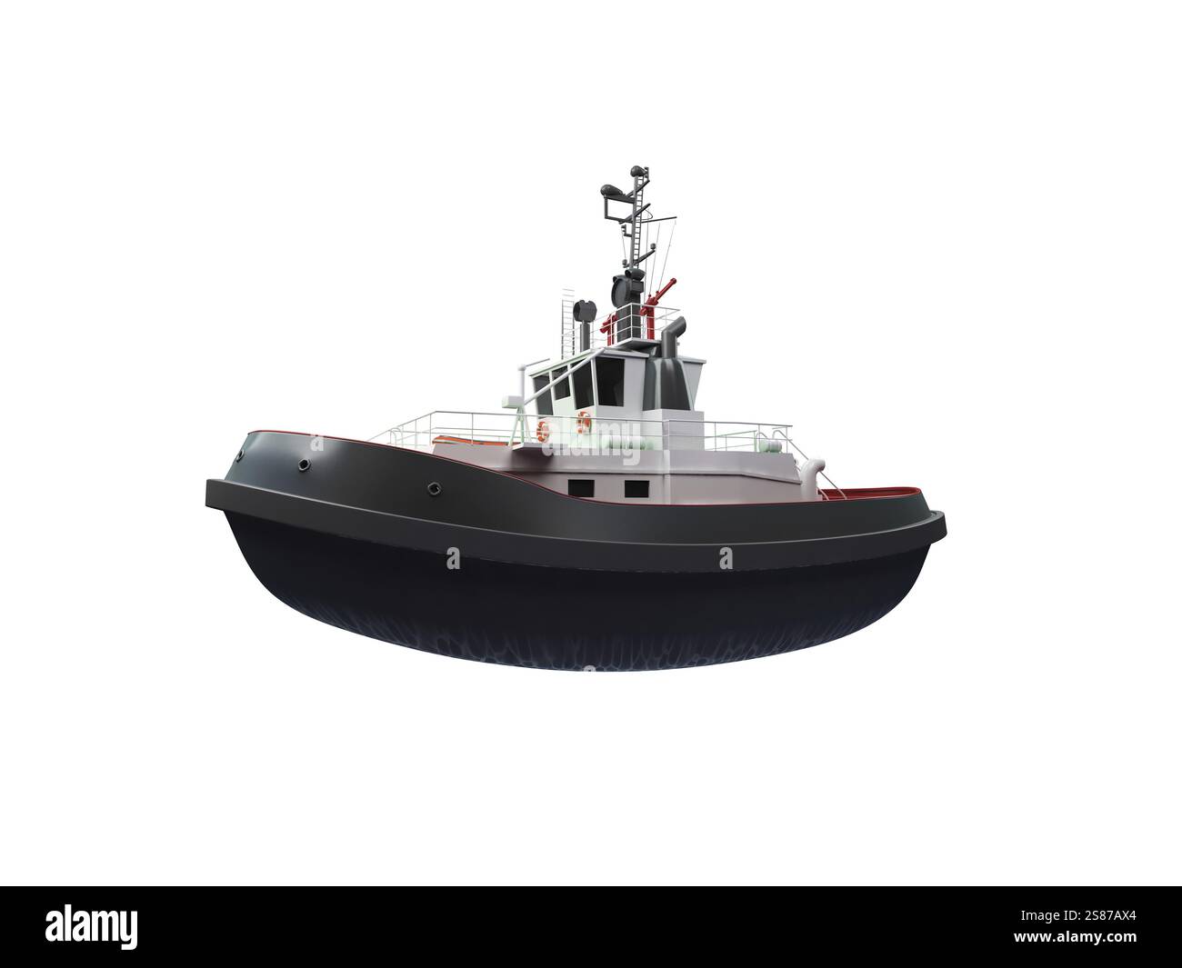 Small white boat people Cut Out Stock Images & Pictures - Alamy