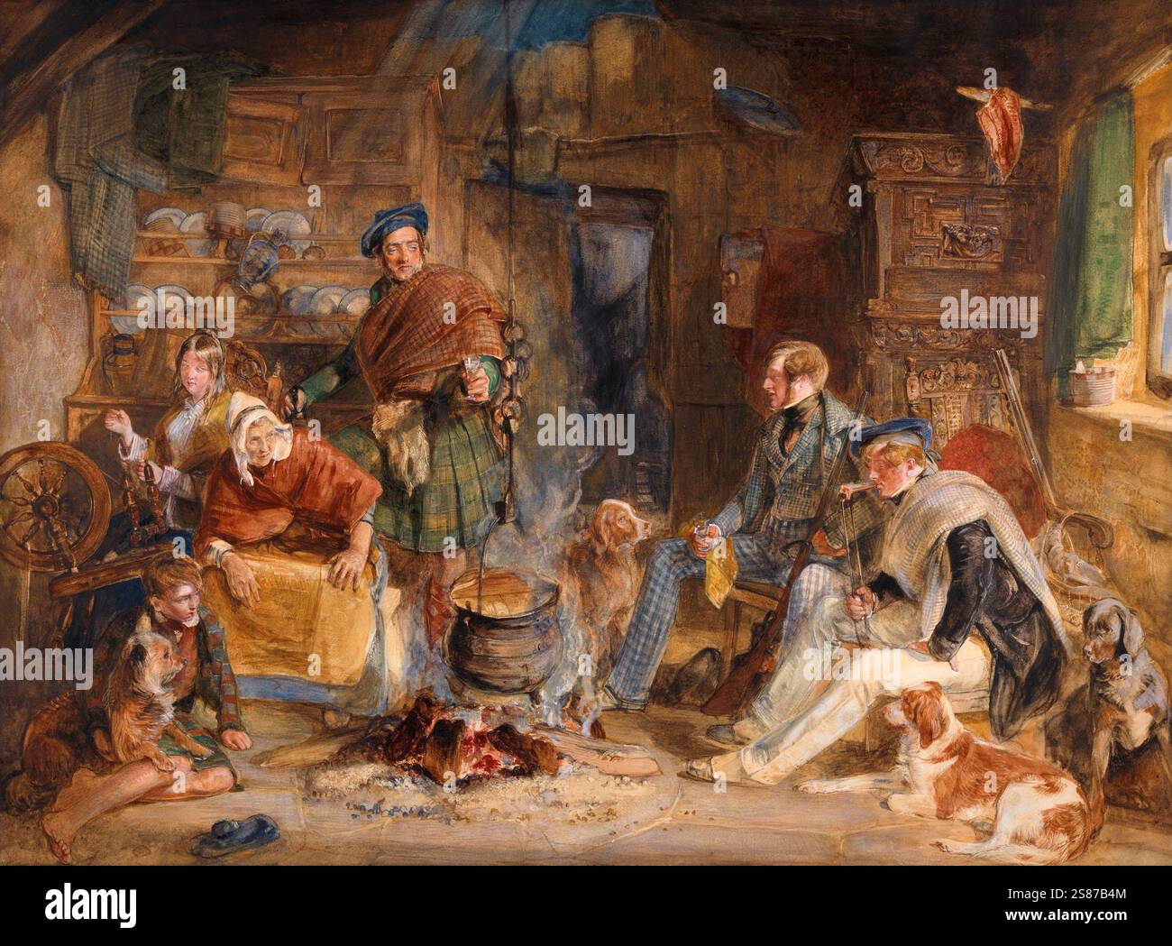 Gastfreundschaft im Hochland, 1860, Gemälde von John Frederick Lewis ...