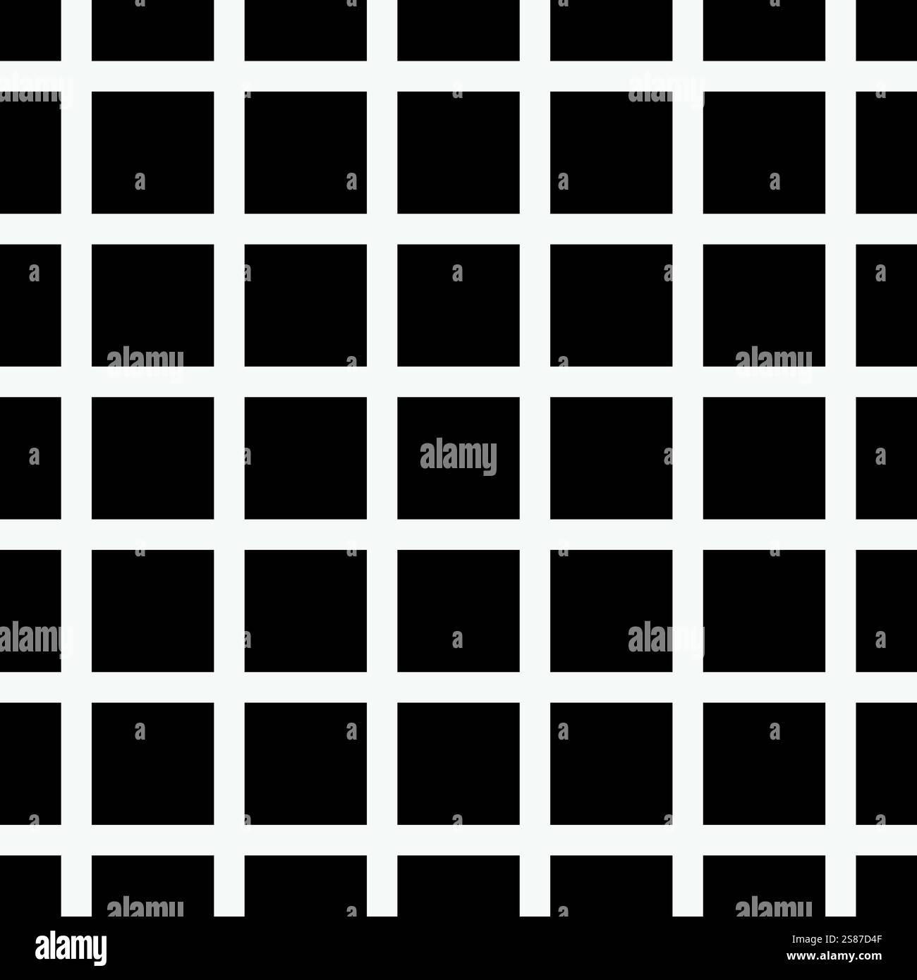 Seamless vector pattern geometric white grid on black squares classic ...