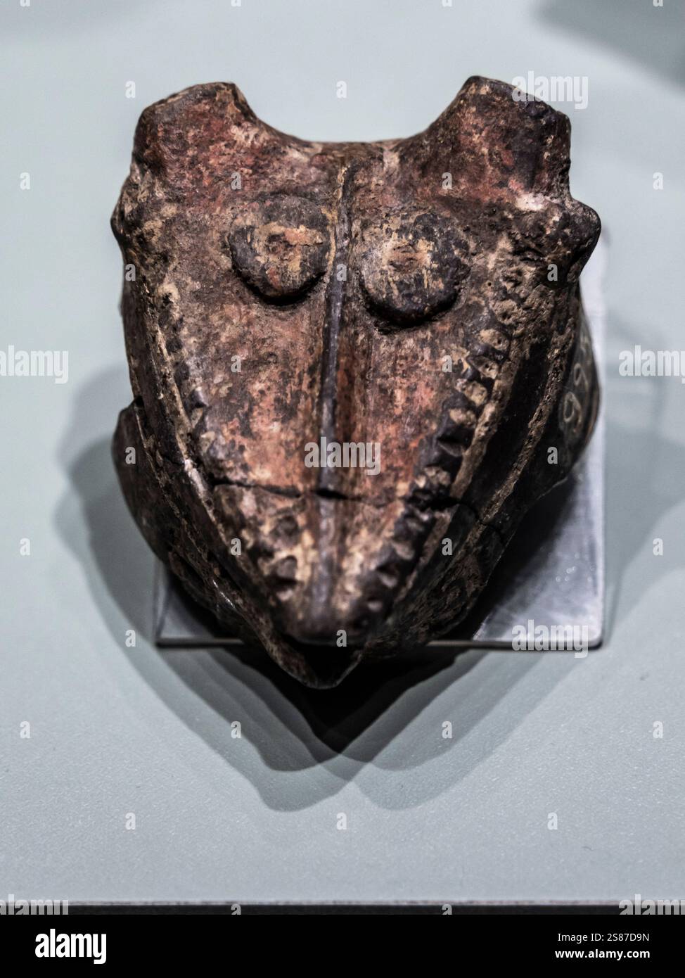 zoomorphic figure, (crocodile) Chalcolithic, fifth millennium BC ...