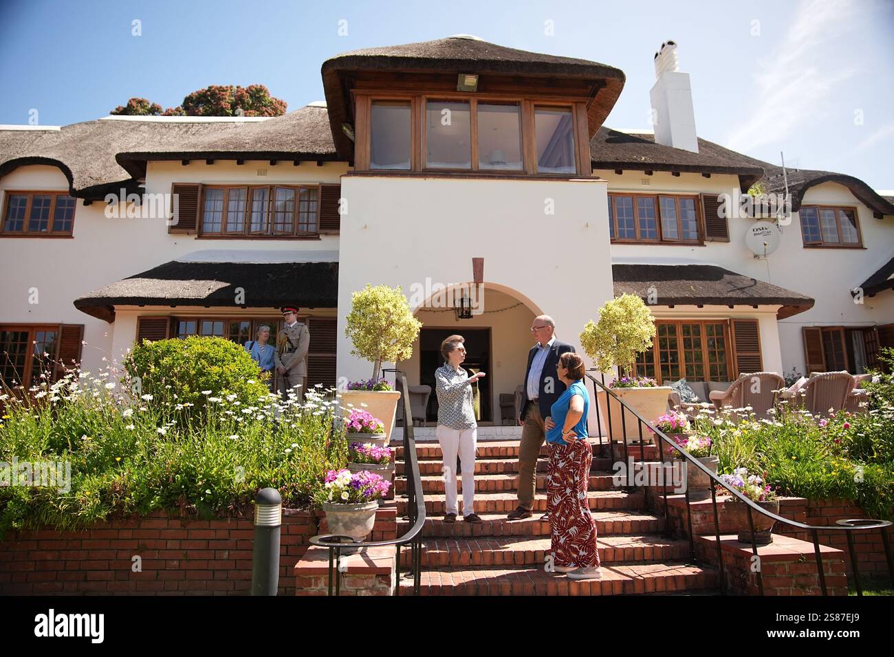 The Princess Royal speaks to Antony Phillipson British High ...