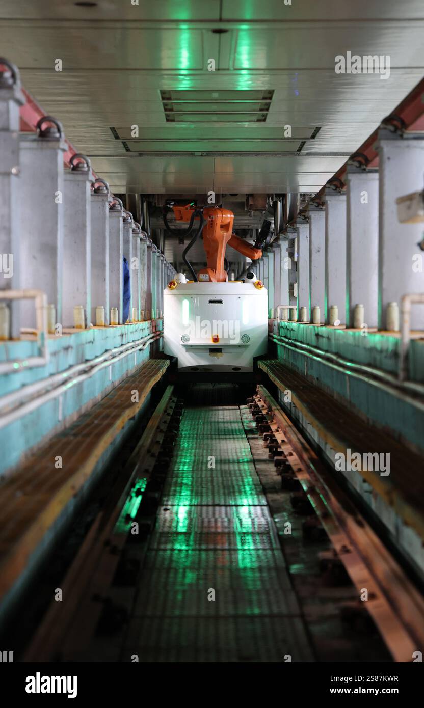 Shenzhen, China's Guangdong Province. 17th Jan, 2025. An intelligent ...