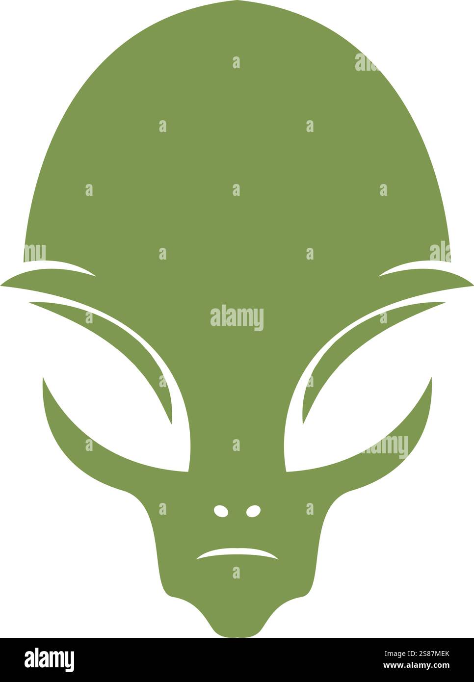 Alien logo icon design template Stock Vector Image & Art - Alamy