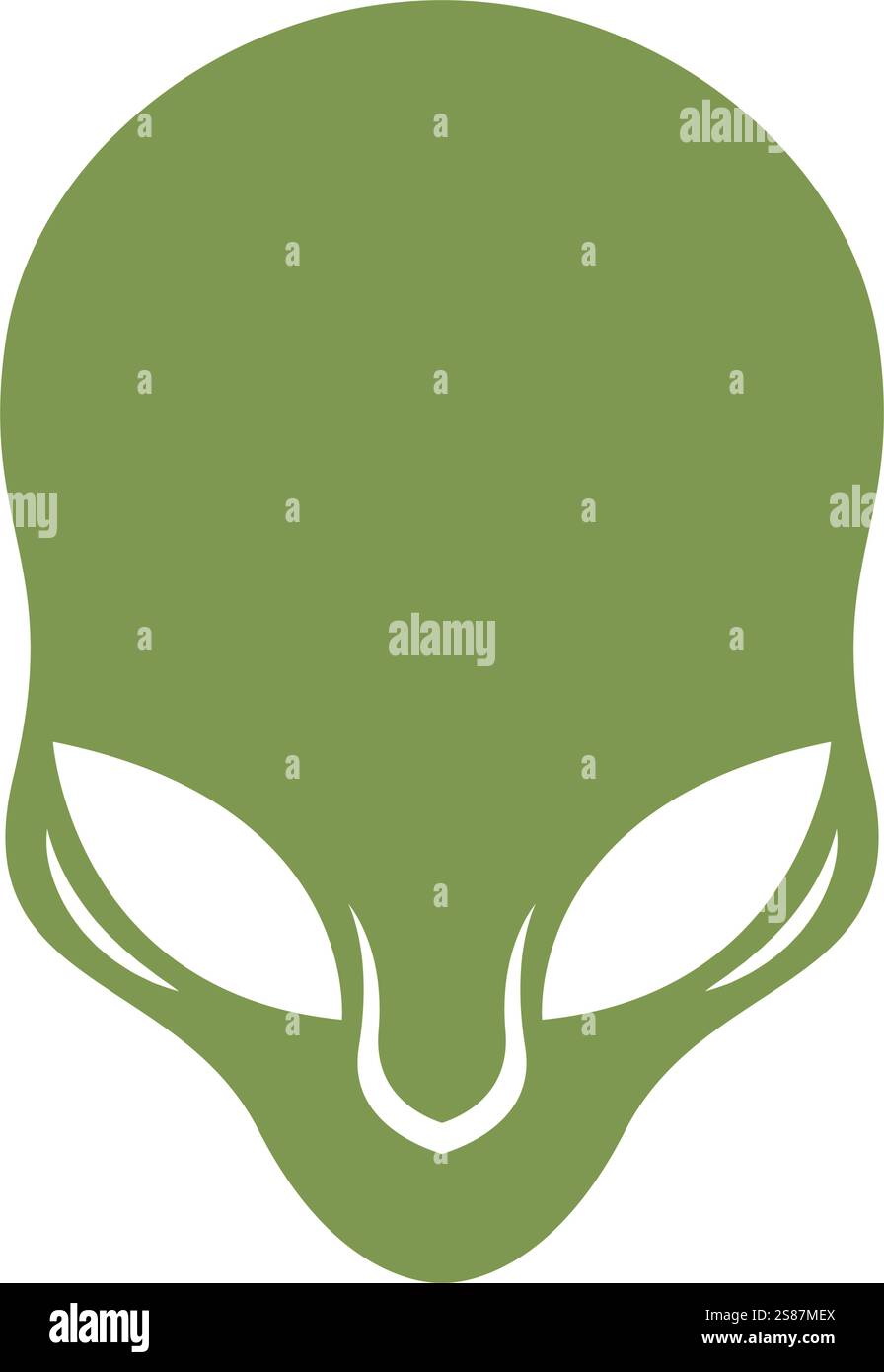 Alien logo Stock Vector Images - Alamy