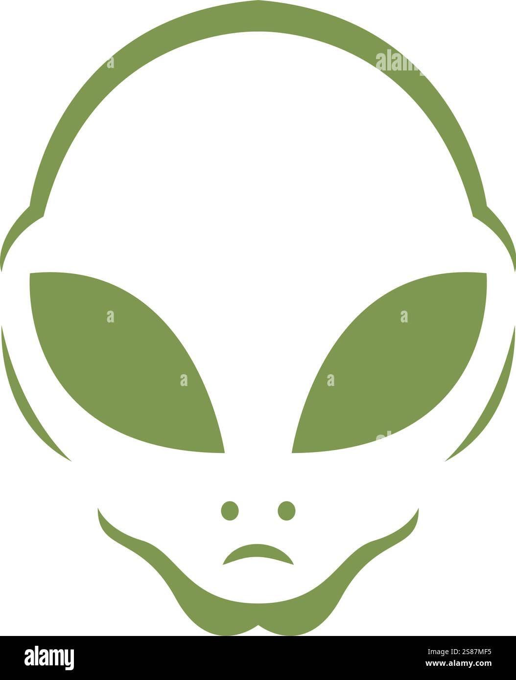 Alien logo icon design template Stock Vector Image & Art - Alamy
