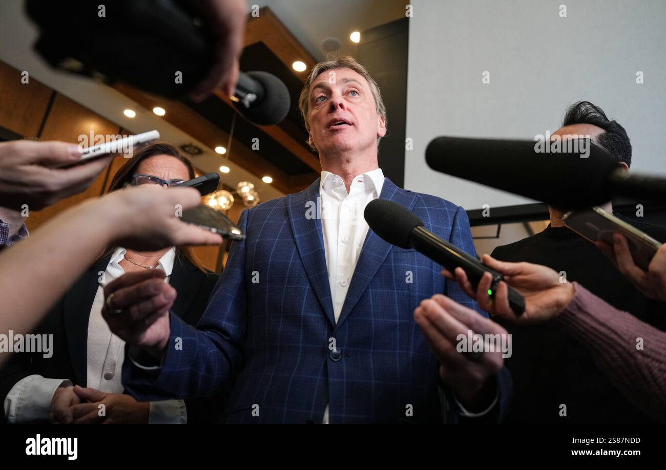 Orford, Canada. 21st Jan, 2025. Quebec Liberal Party interim president ...