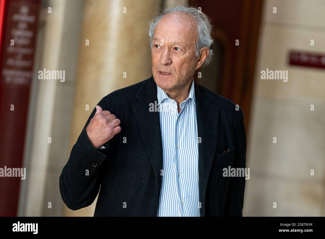 Paris, France. 21st Jan, 2025. Thierry Gaubert during the appeal trial ...