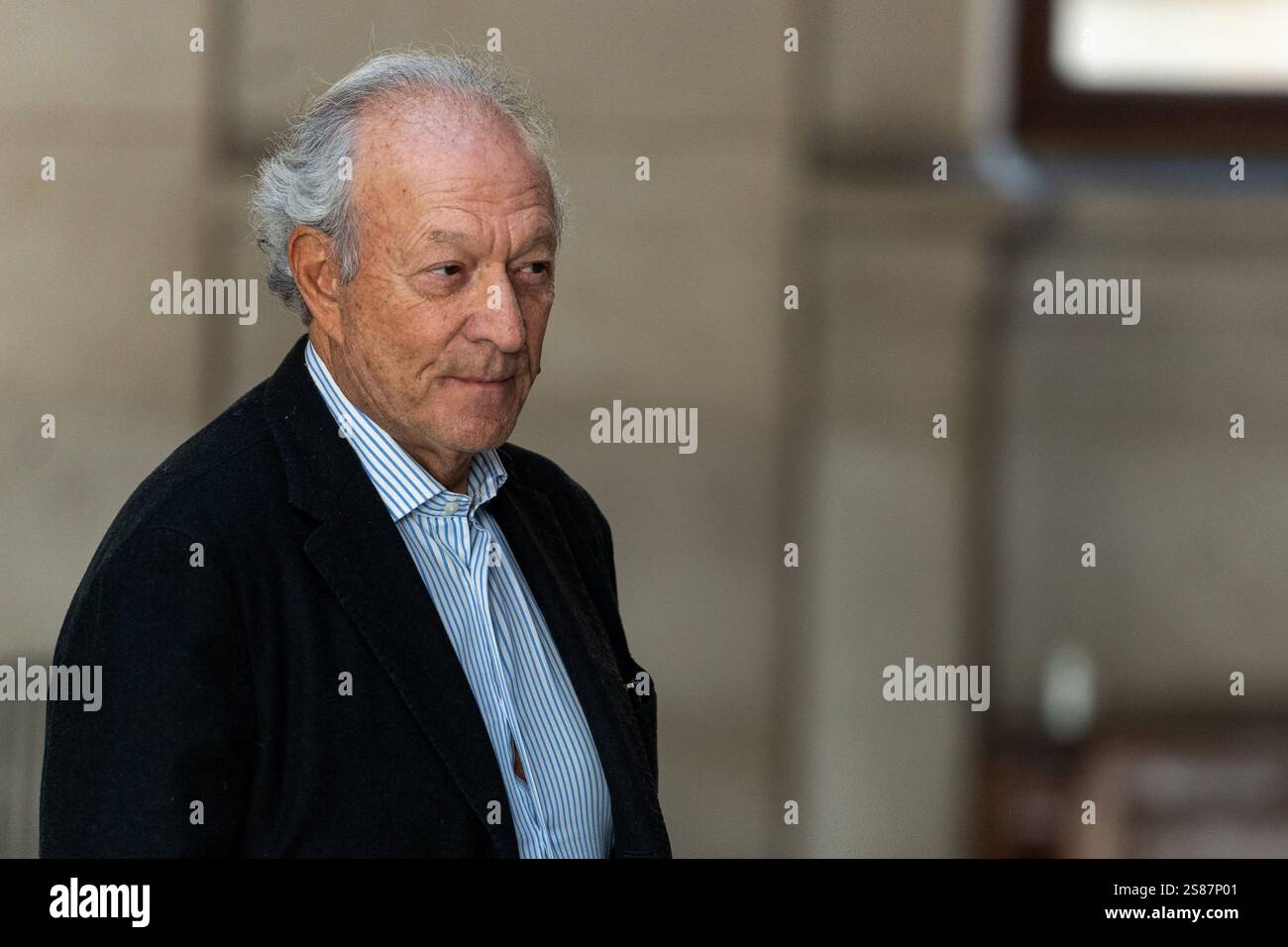 Thierry Gaubert during the appeal trial of the Karachi attack in 2002 ...