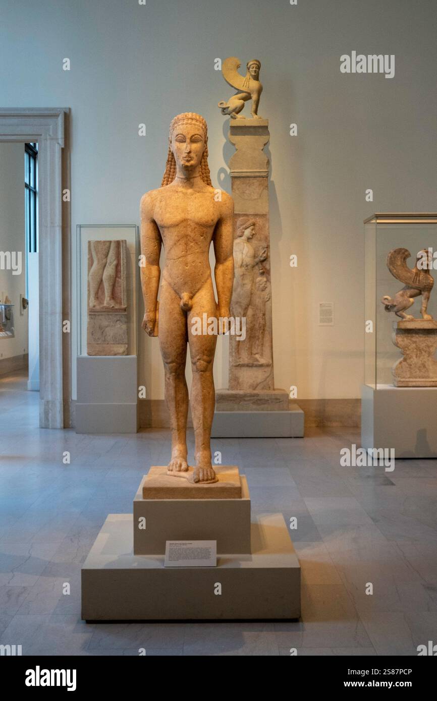 The Greek and Roman Art wing at the Metropolitan Museum of Art contains ...