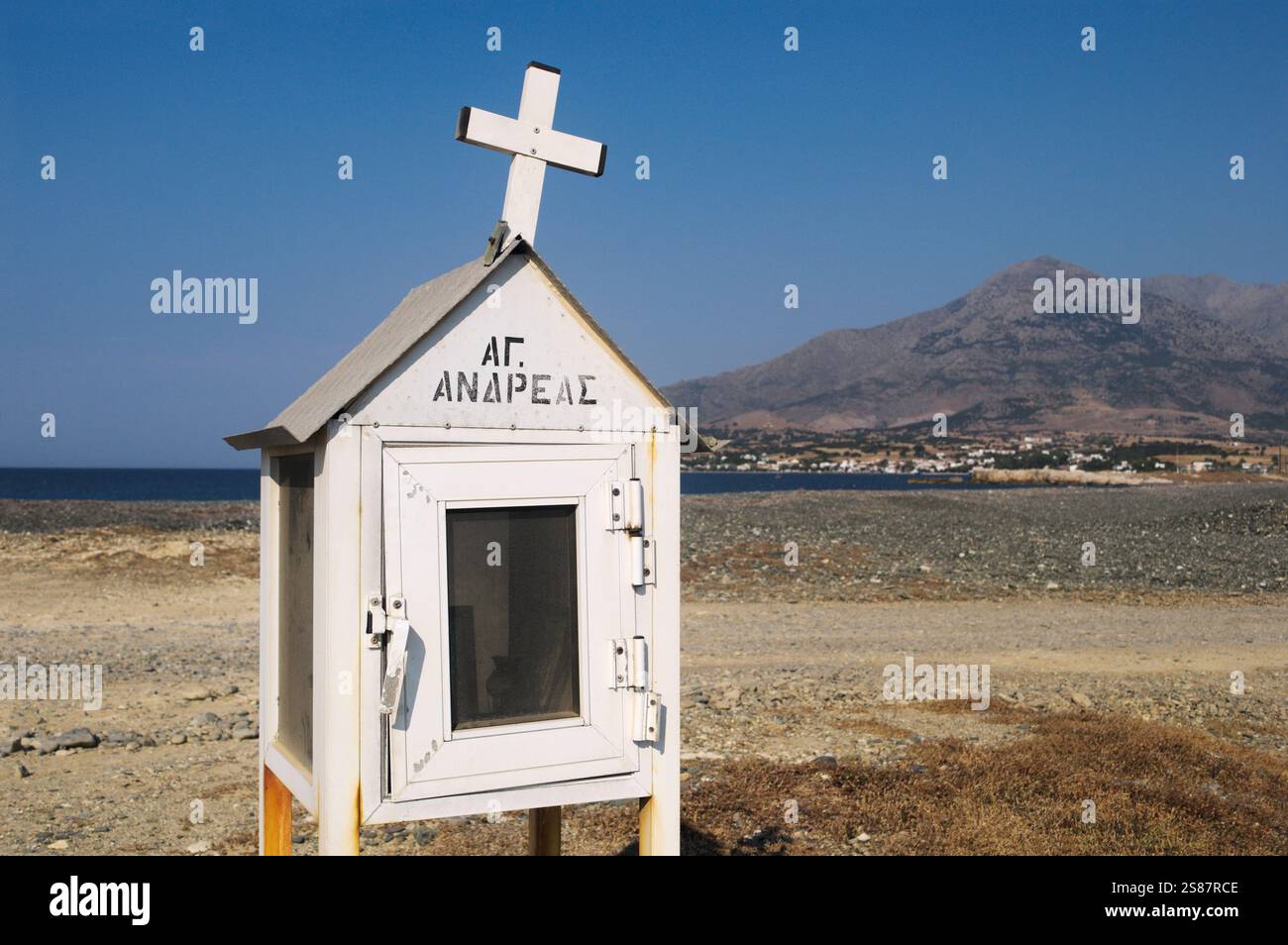 little shrine called Kandylakia in Kamariotissa, Samothraki island ...