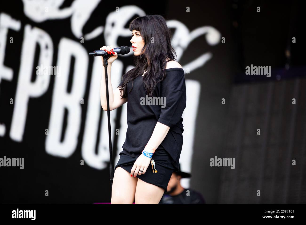 London, UK - July 14th 2019: Alex Hepburn performing at Barclaycards ...