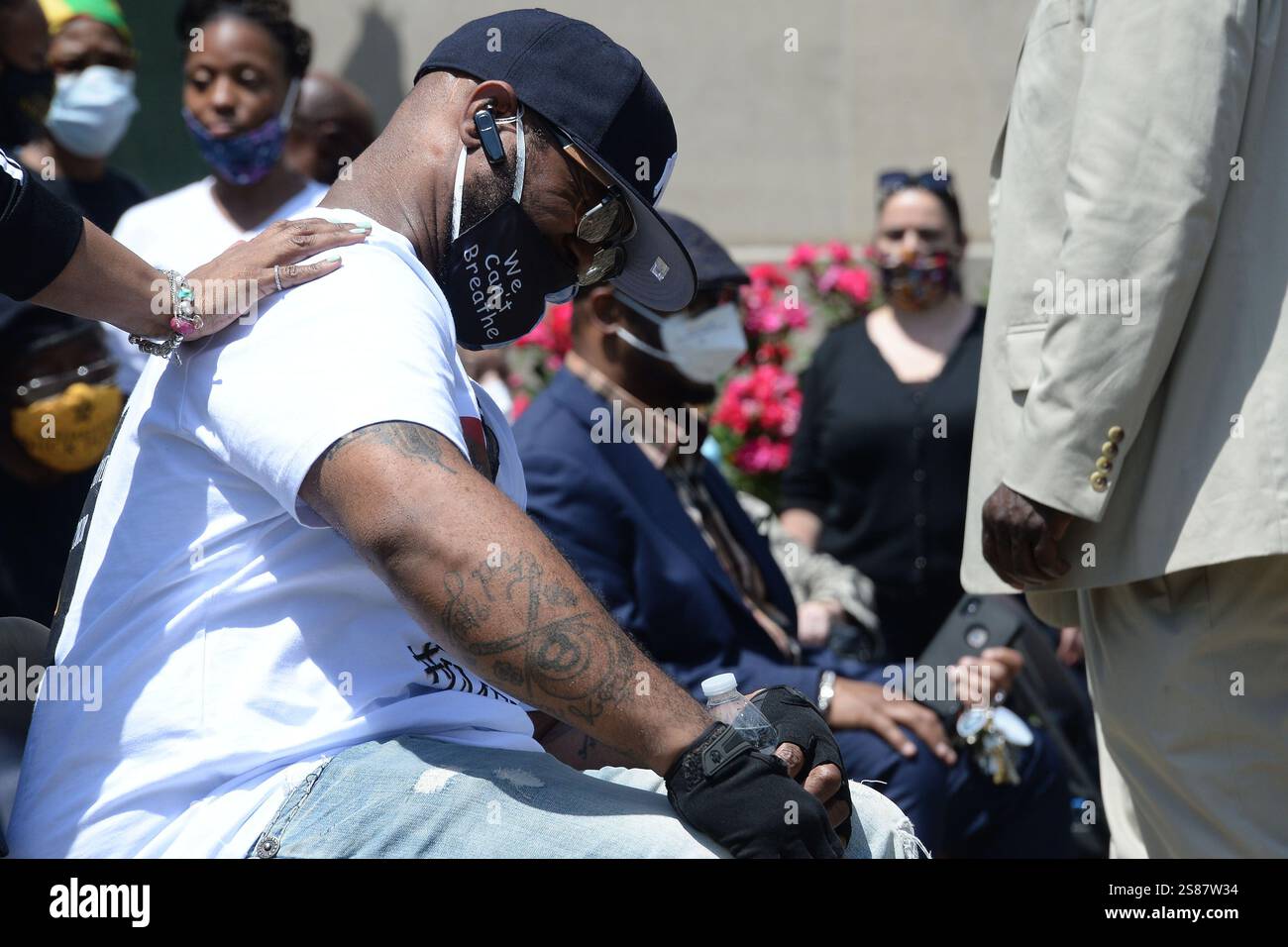 Terrence Floyd attending the Memorial Service for George Floyd in ...