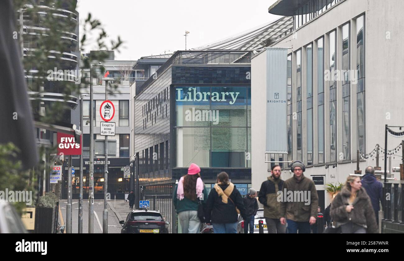 The Jubilee Library in Brighton , Sussex , England , UK Stock Photo - Alamy