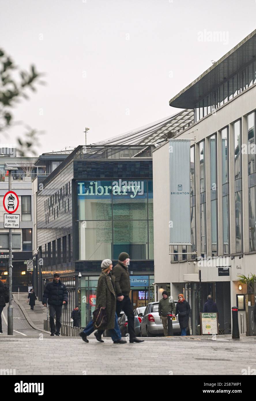 The Jubilee Library in Brighton , Sussex , England , UK Stock Photo - Alamy