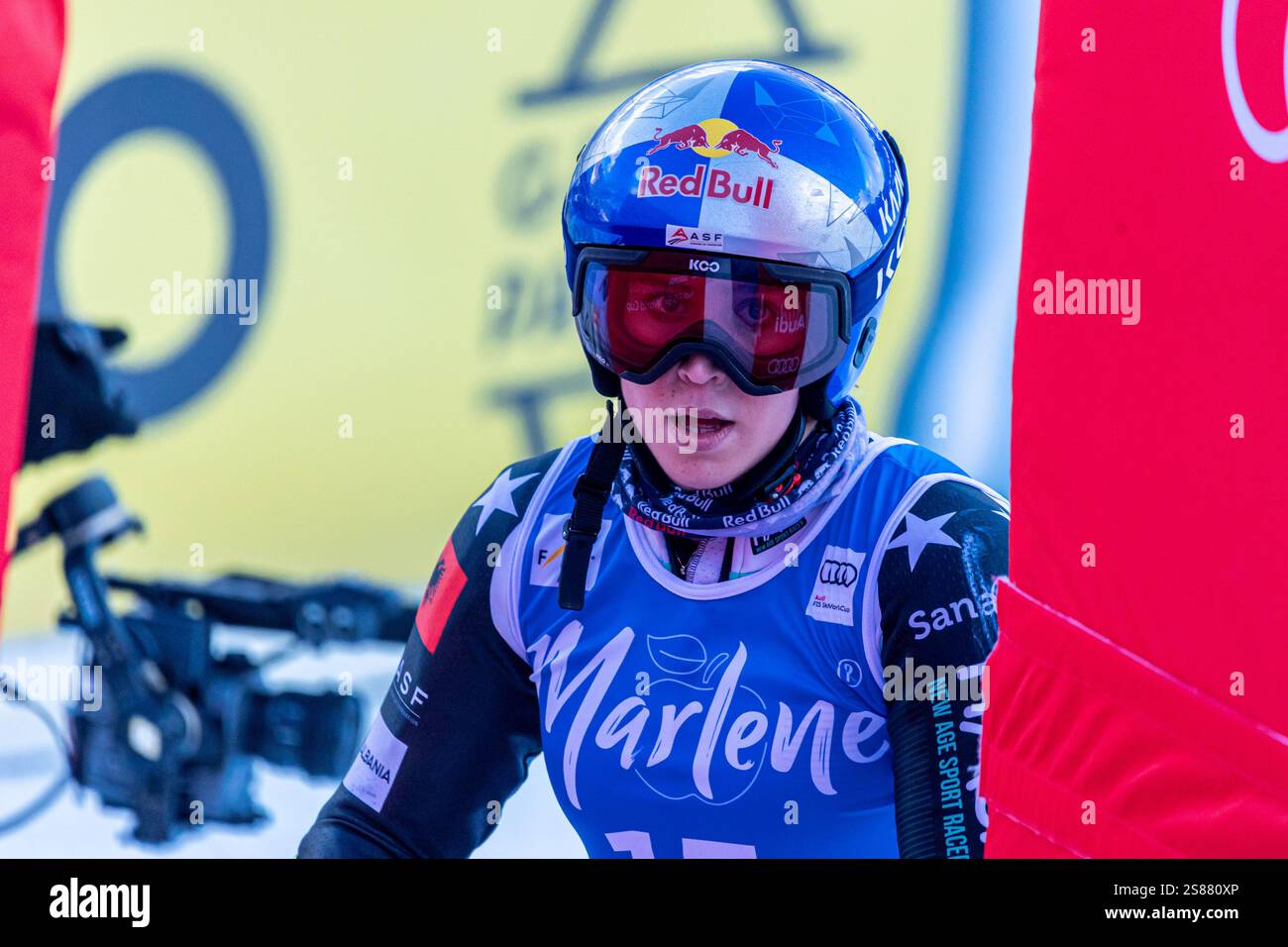 Kronplatz, Italy. 21st Jan, 2025. COLTURI Lara ALB during AUDI FIS Ski World Cup - Giant Slalom ...