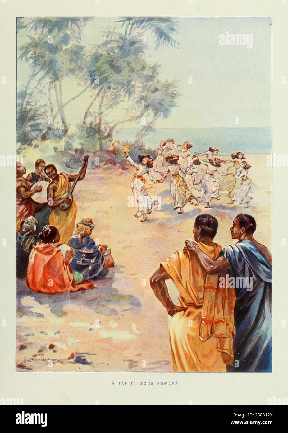 Locals dancing from the French Pacific Colonies, here in Tahiti ...